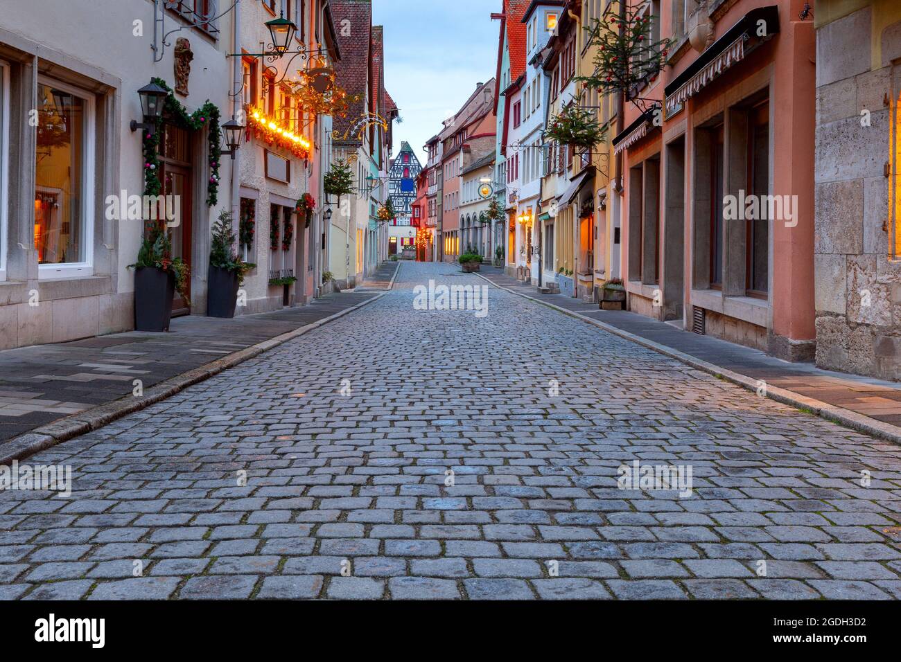 View of the stone towers and medieval buildings in the historic city ...