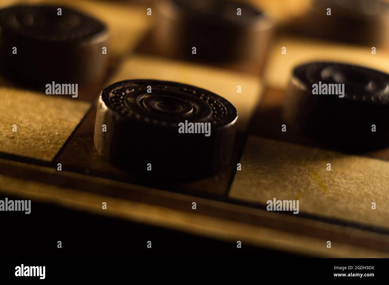 Two black checkers hi-res stock photography and images - Alamy