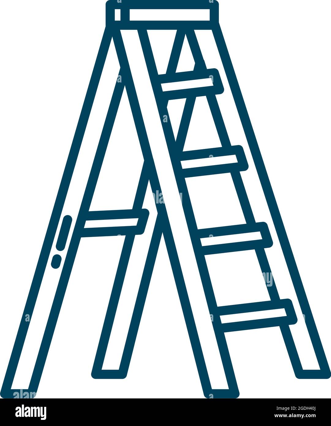 Ladder working tool on Stock Vector Images - Alamy