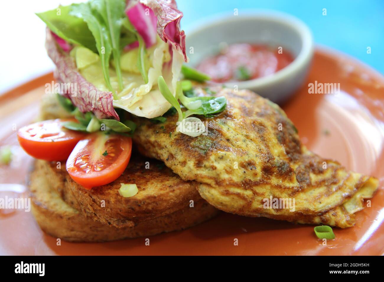 Bread omlette hi-res stock photography and images - Alamy