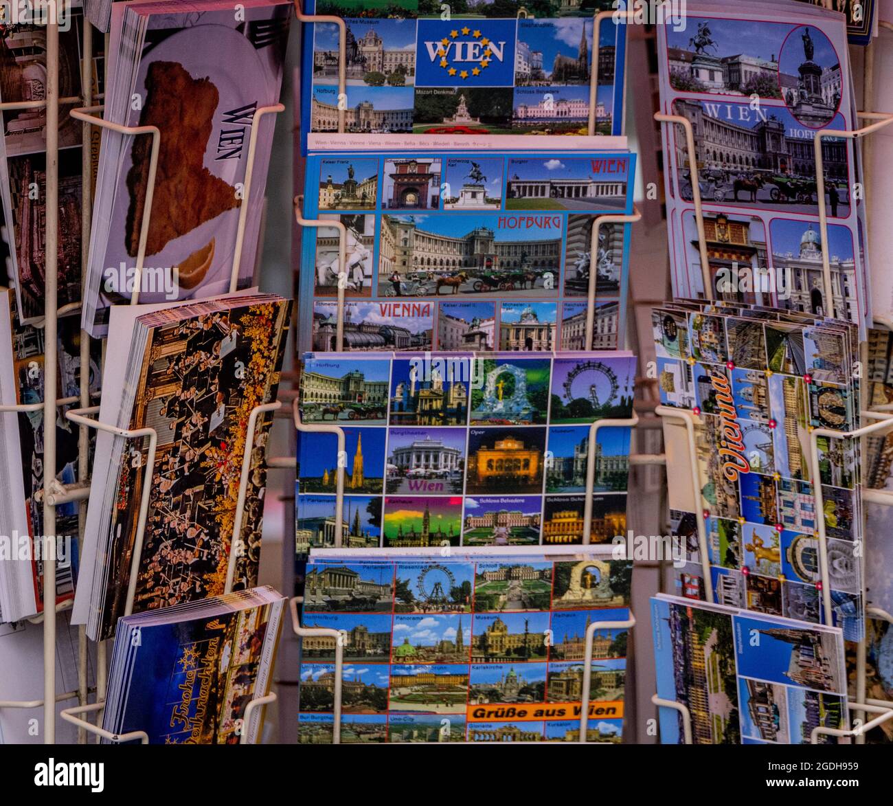 Postcards from Vienna - VIENNA, AUSTRIA, EUROPE - AUGUST 1, 2021 Stock ...