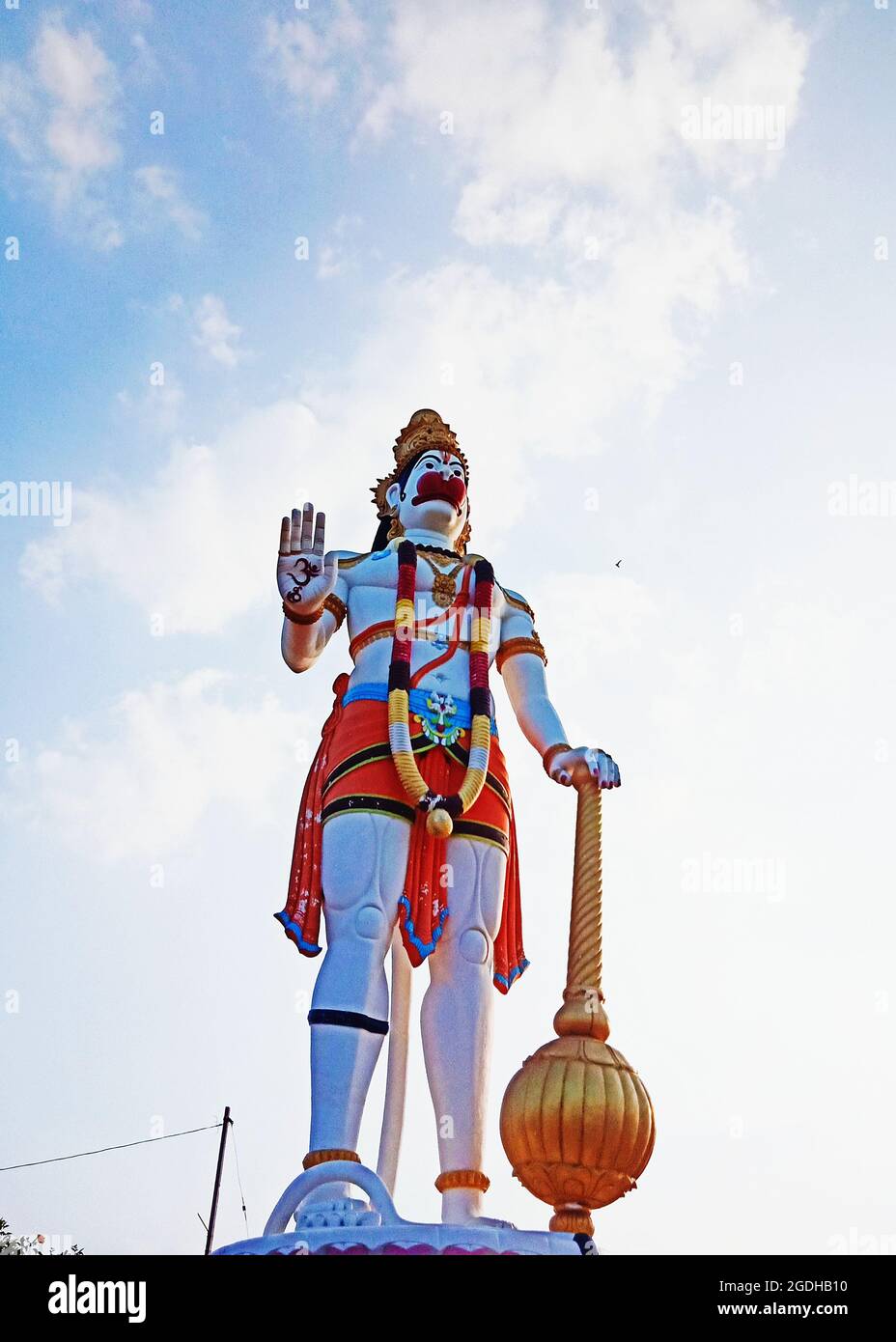 Hanuman is a Hindu god and divine monkey (vanara) companion of the god ...