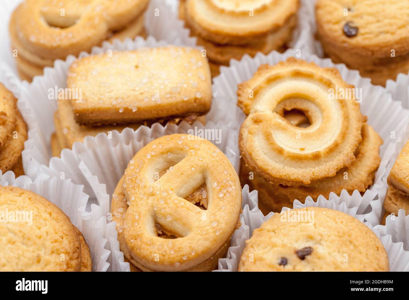 Close up cookies background hi-res stock photography and images - Alamy
