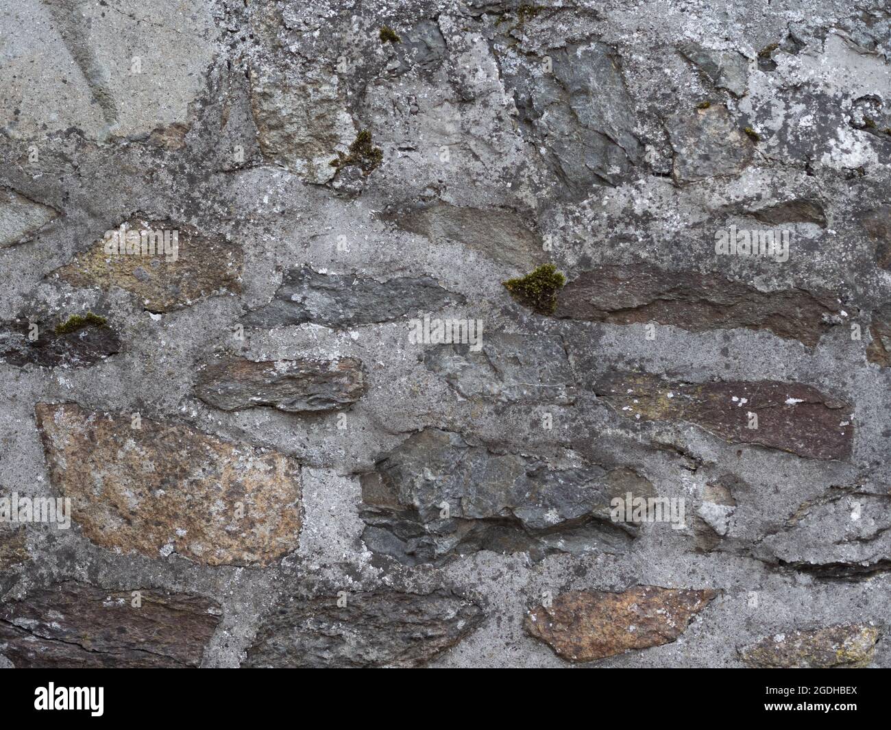 Closeup medieval stone brick wall Stock Photo - Alamy