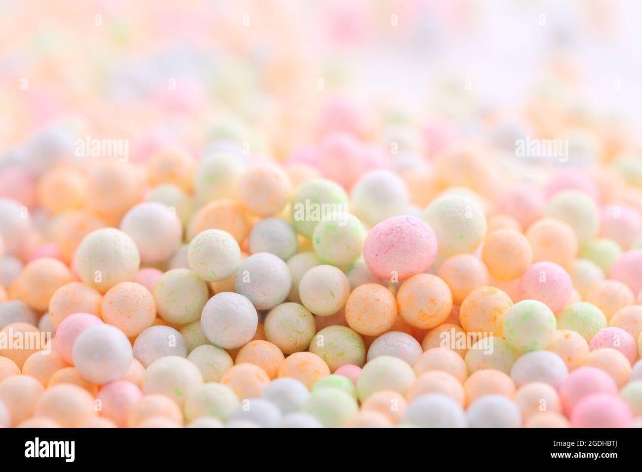 Colorful Foam ball isolated in white background Stock Photo - Alamy