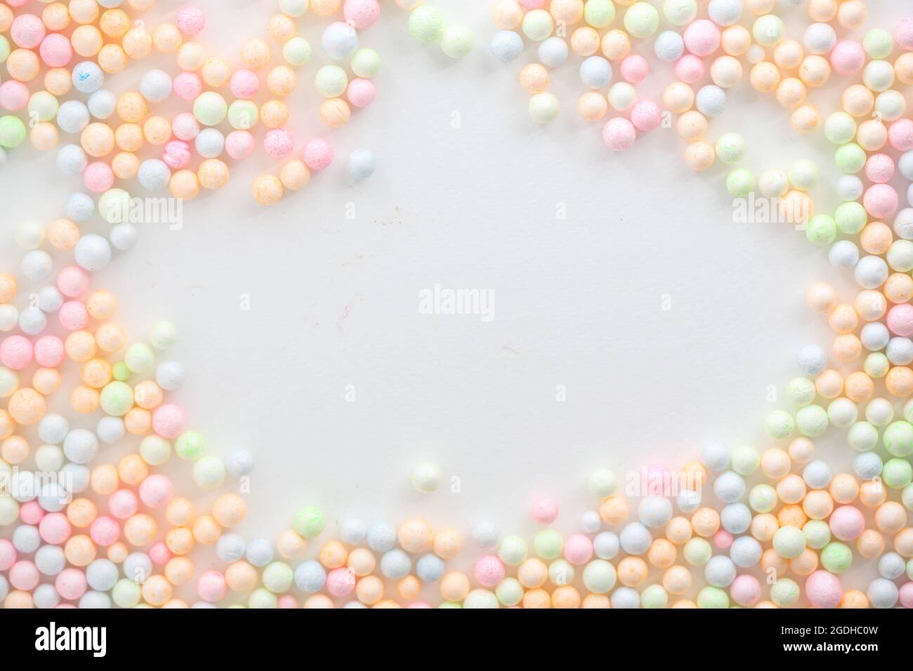 Colorful Foam ball isolated in white background Stock Photo - Alamy