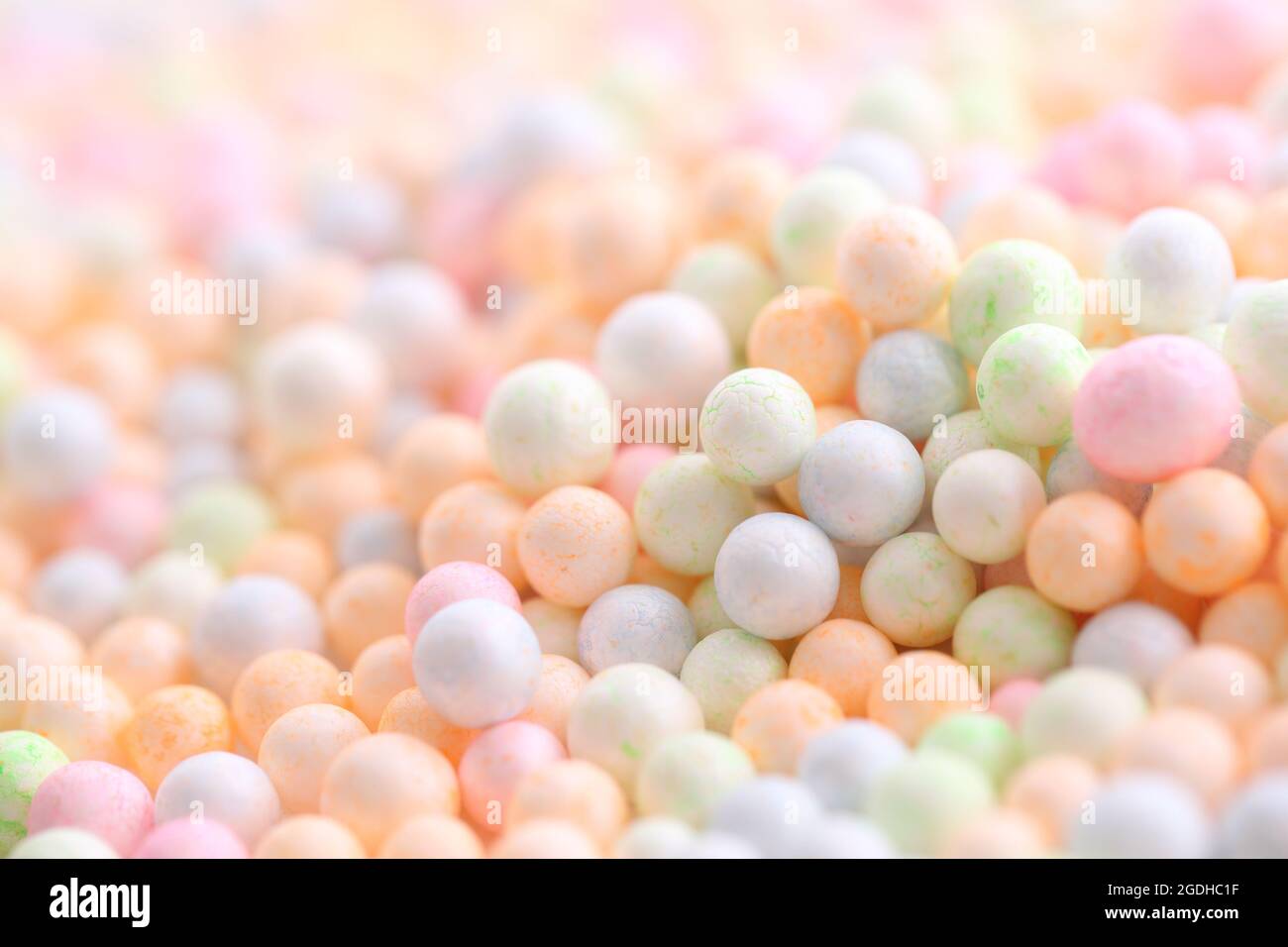 Colorful Foam ball isolated in white background Stock Photo - Alamy