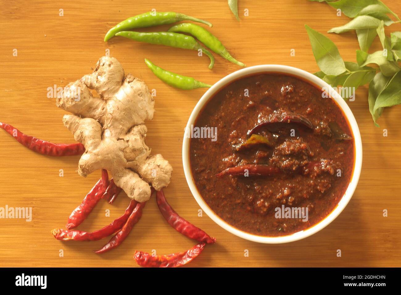 Ginger curry is a dark brown sweet-sour and spicy Keralite curry made ...