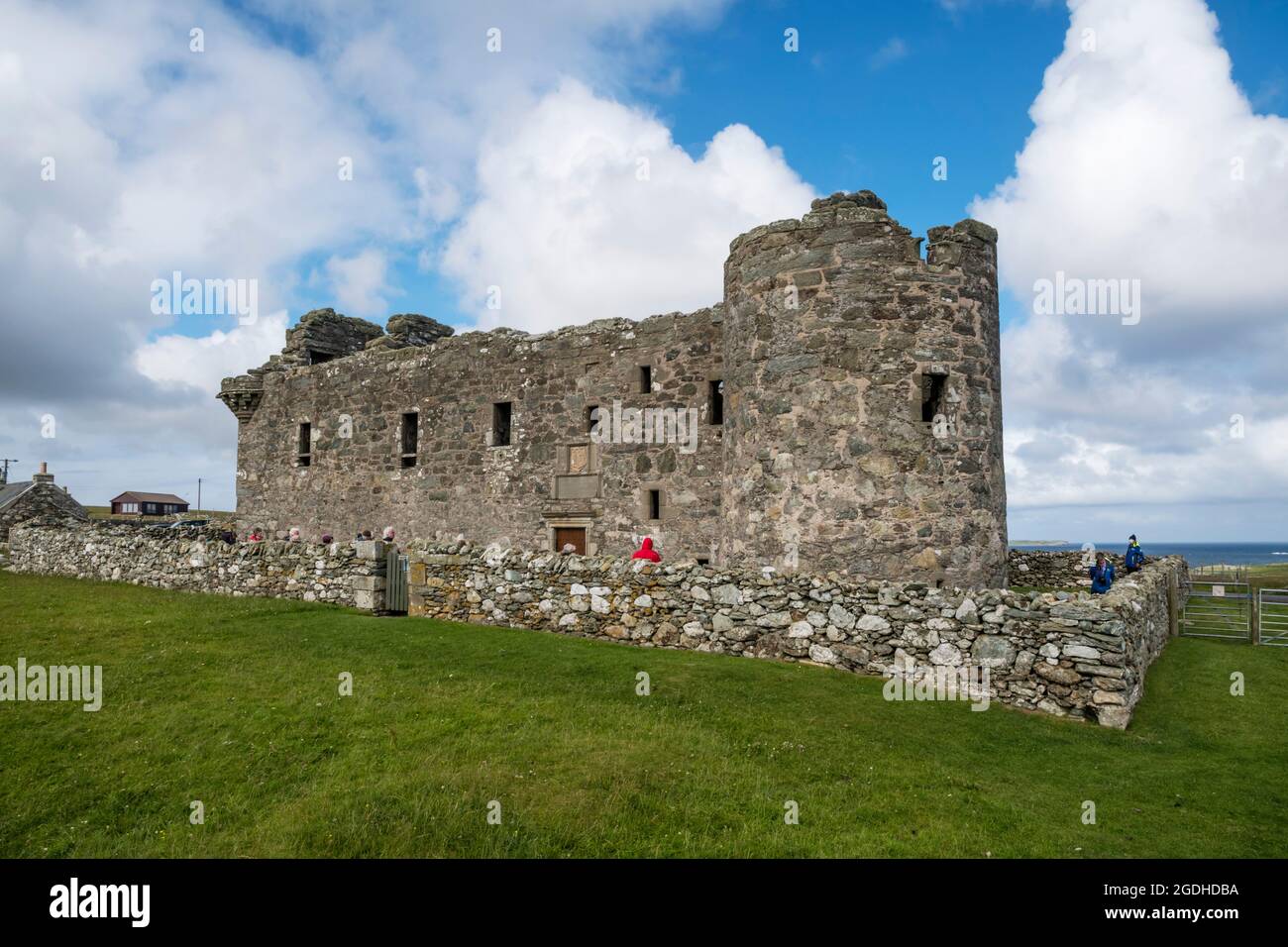 16th century Muness Castle on Unst is the most northerly castle in the ...