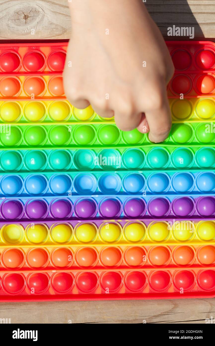 Popit antistress hi-res stock photography and images - Alamy