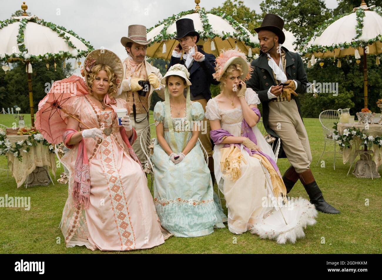 Los Angeles. CA. USA.Keri Russell, James Callis, Jennifer Coolidge, JJ ...