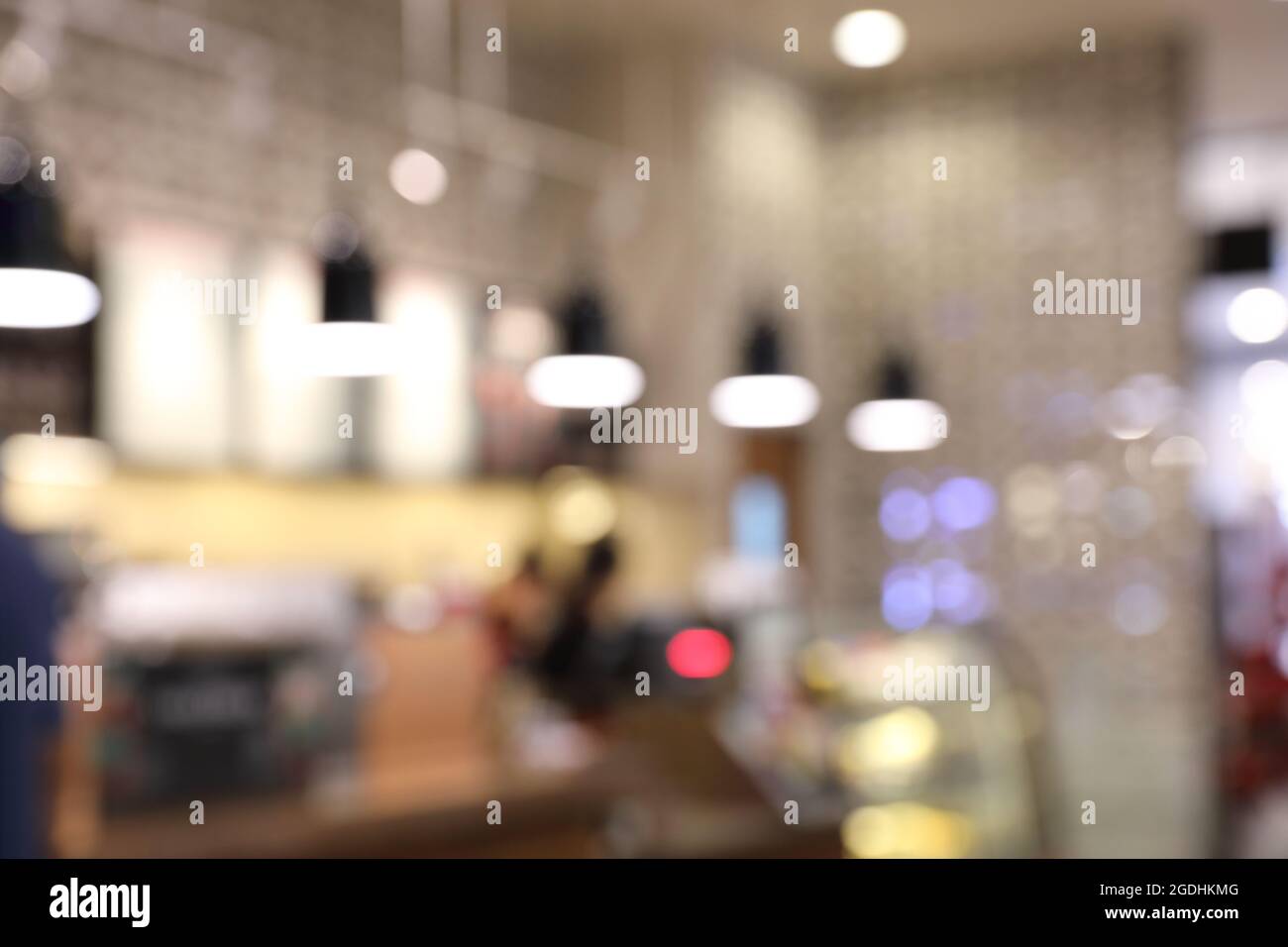 Coffee shop blur background Stock Photo - Alamy