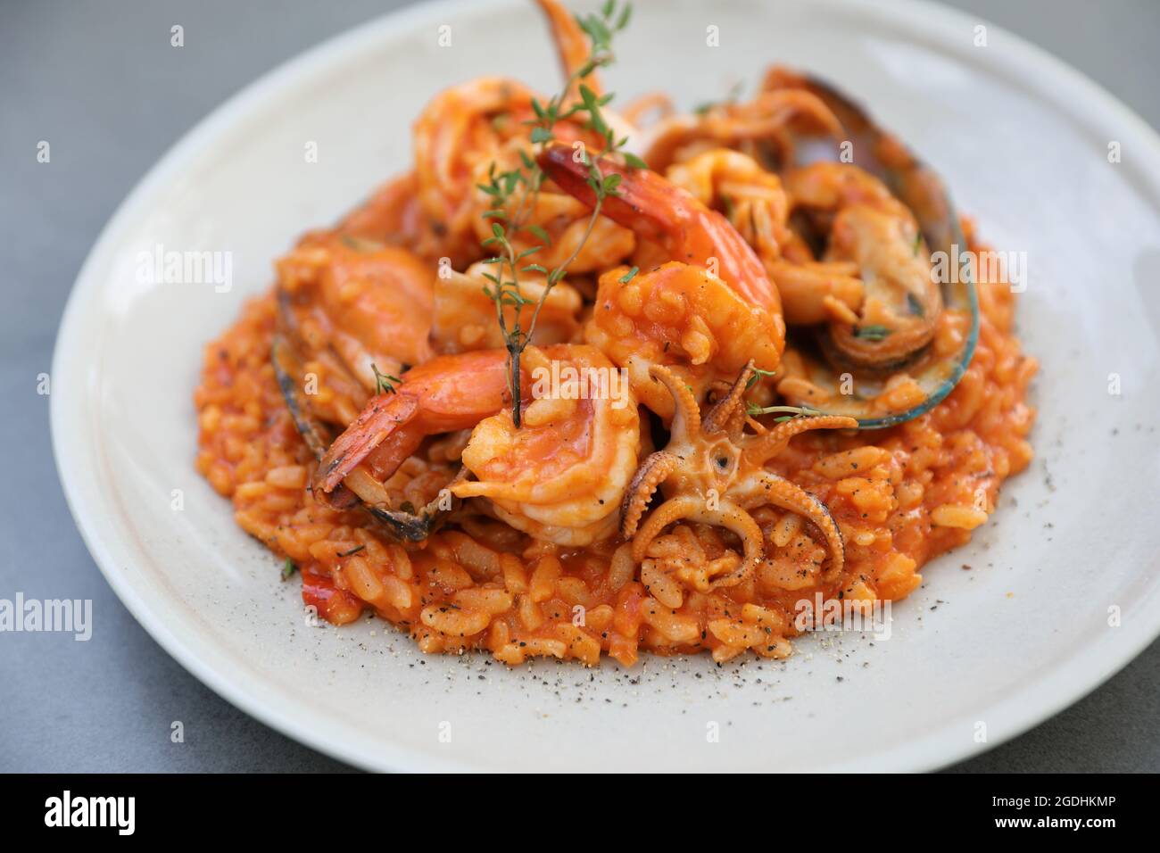 Italian seafood dish hi-res stock photography and images - Alamy