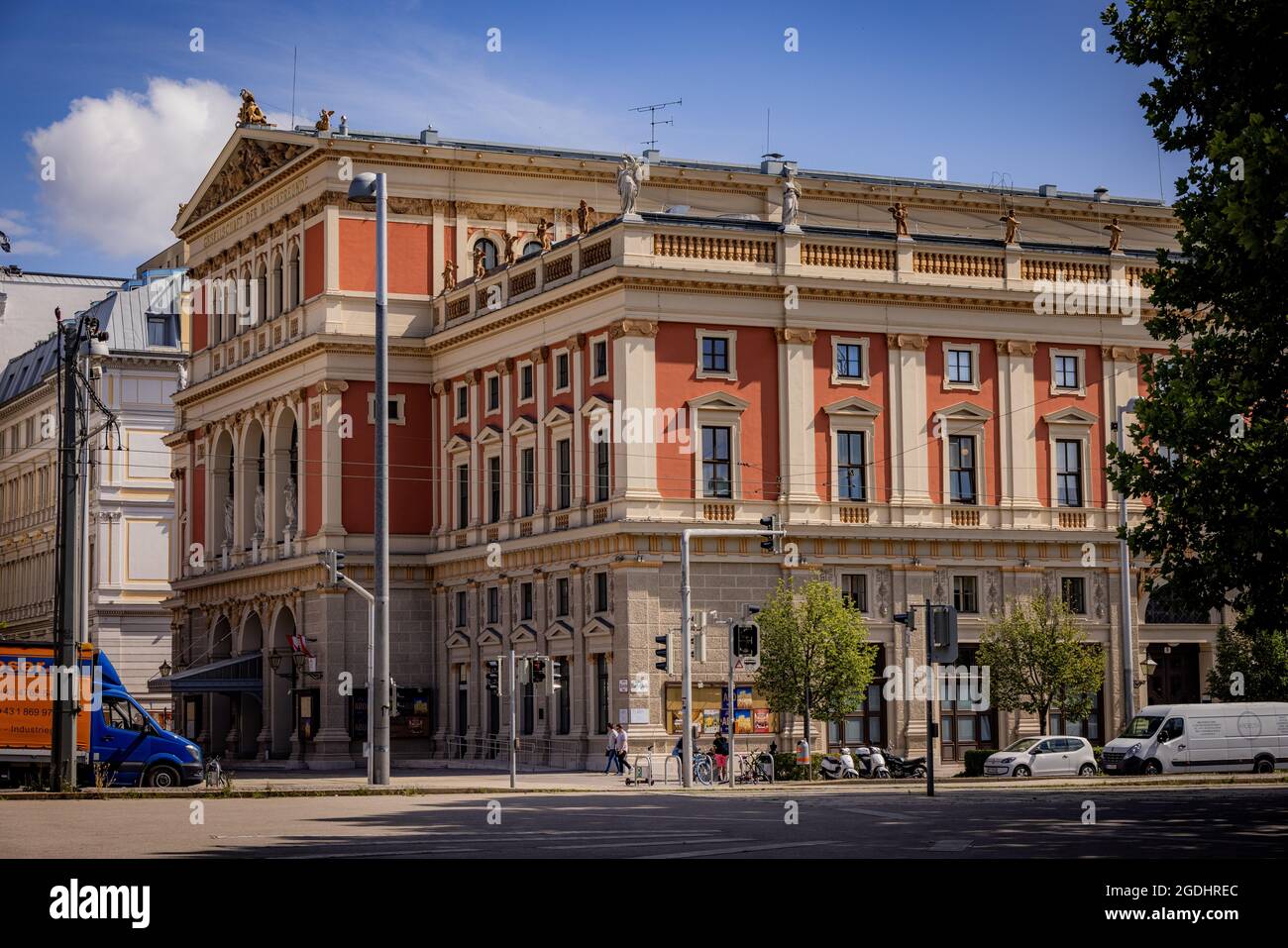 Vienna Concert hall called Musikverein in the city center - VIENNA ...