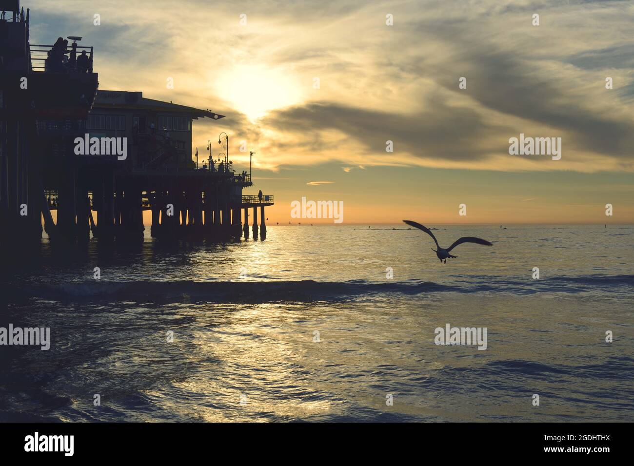 Ethereal Sunset at a Lake Stock Photo - Alamy