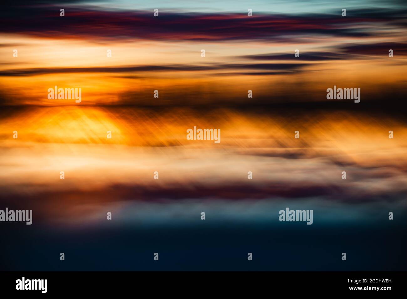 Abstract sunset hi-res stock photography and images - Alamy
