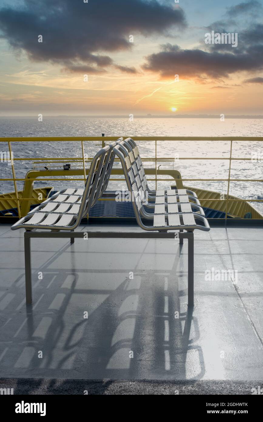 Empty ferry deck hi-res stock photography and images - Alamy