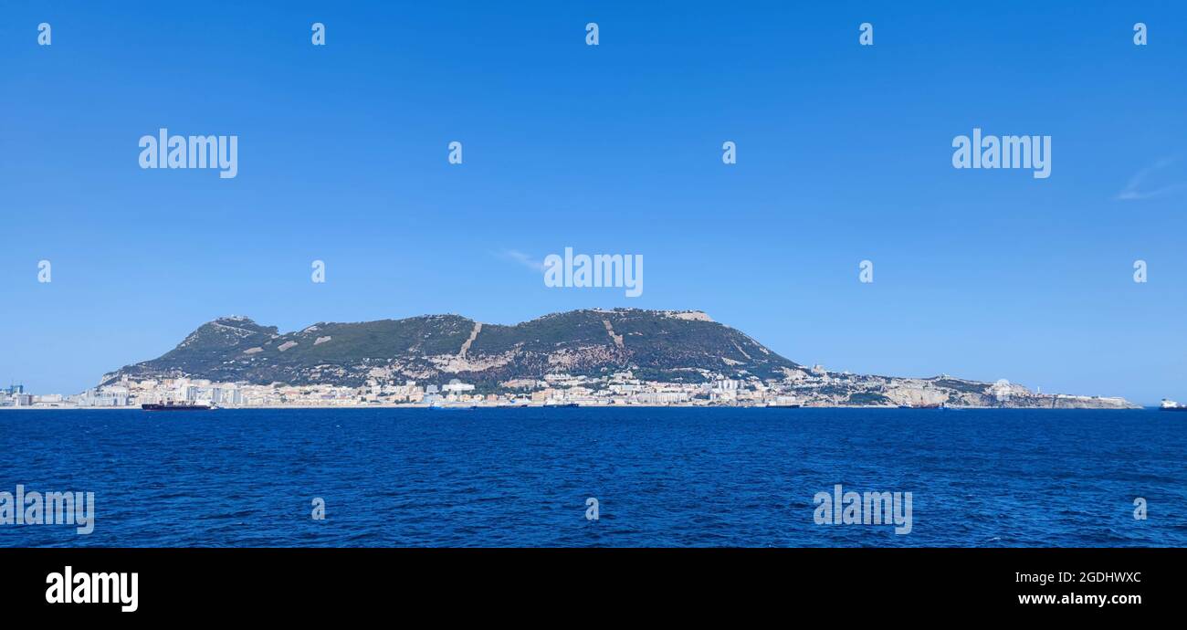 Gibraltar seen from beach hi-res stock photography and images - Alamy