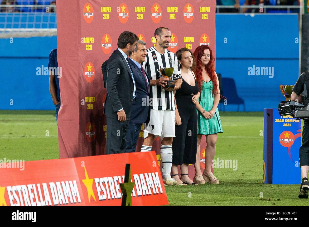Giorgio Chiellini of Juventus FC during the Trofeu Joan Gamper match ...