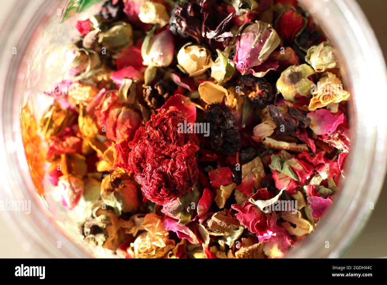 Dried rose in jar hi-res stock photography and images - Alamy