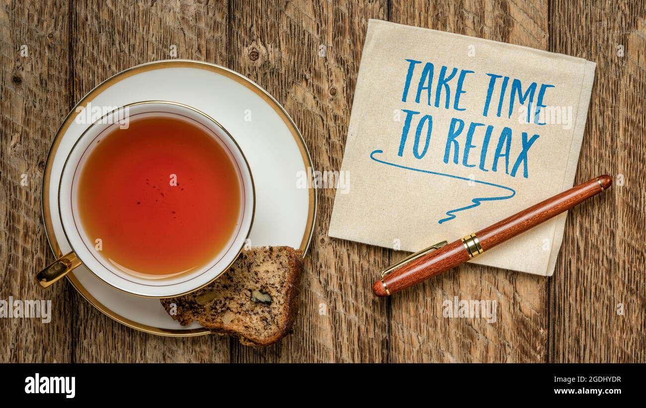 Time to relax hi-res stock photography and images - Alamy
