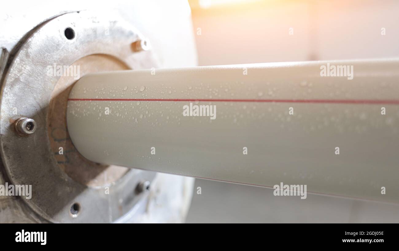 Technological process for the production of polypropylene pipes close ...