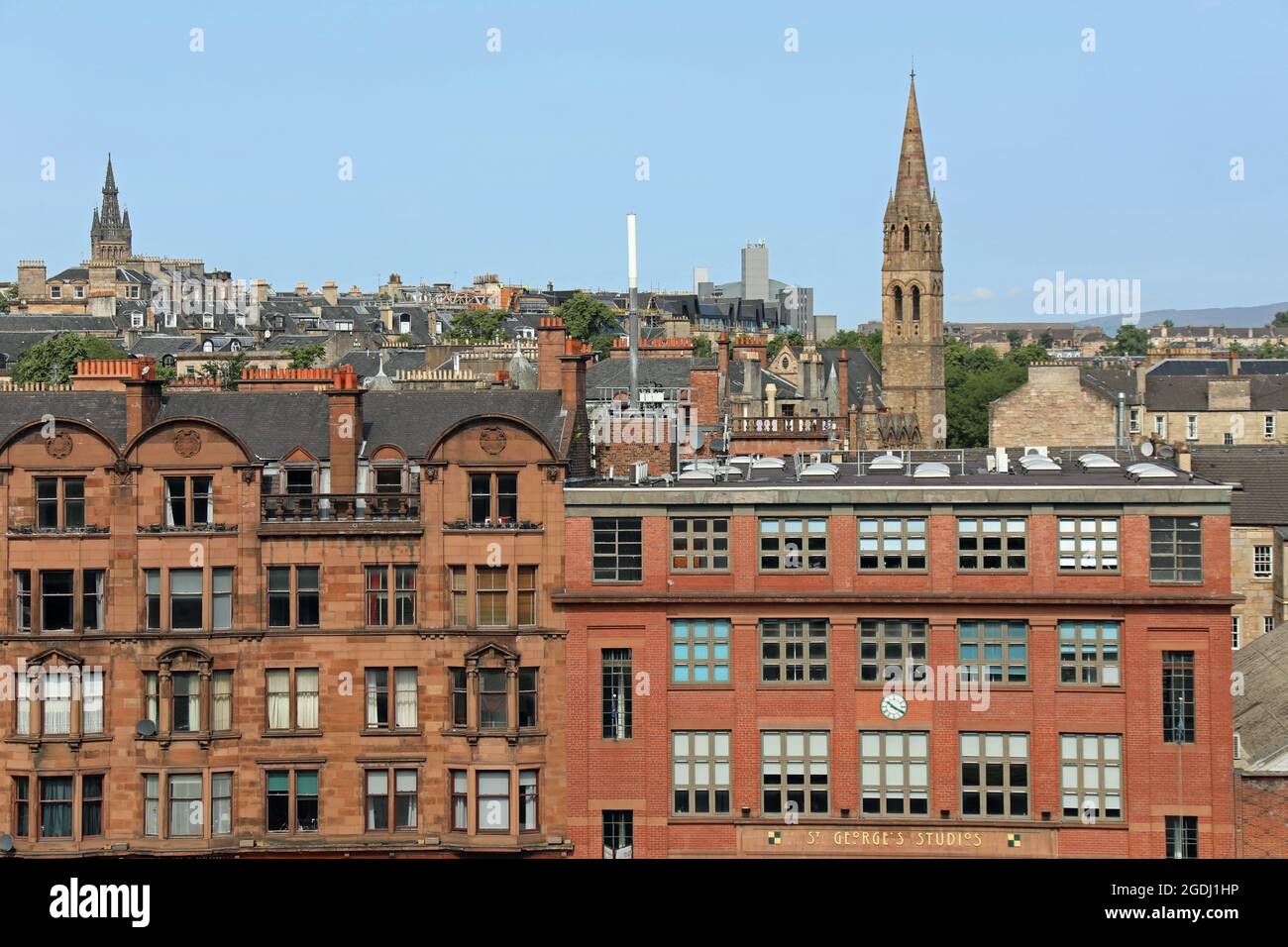 St Georges Studios in the city of Glasgow Stock Photo - Alamy