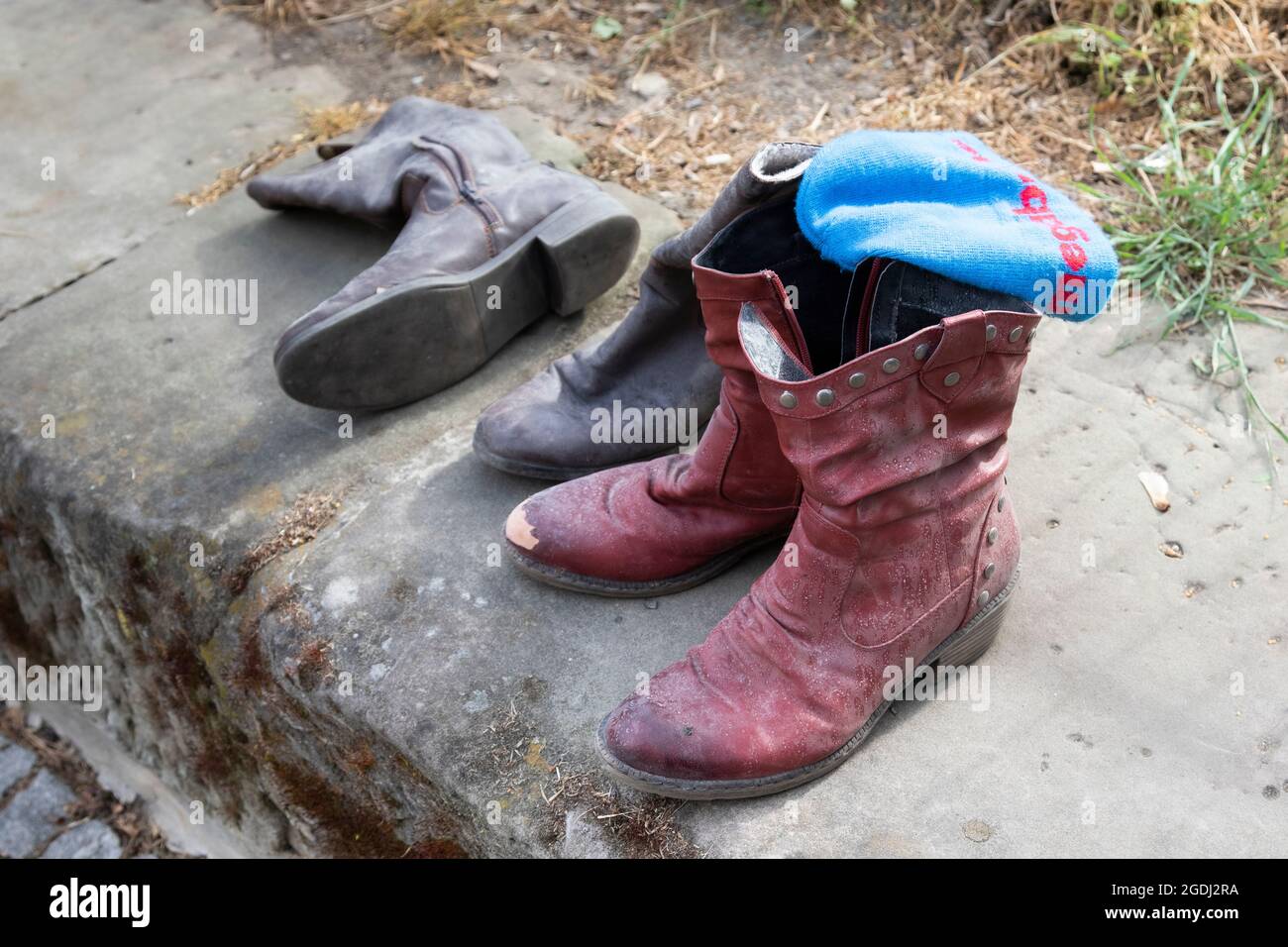 Defective boots hi-res stock photography and images - Alamy