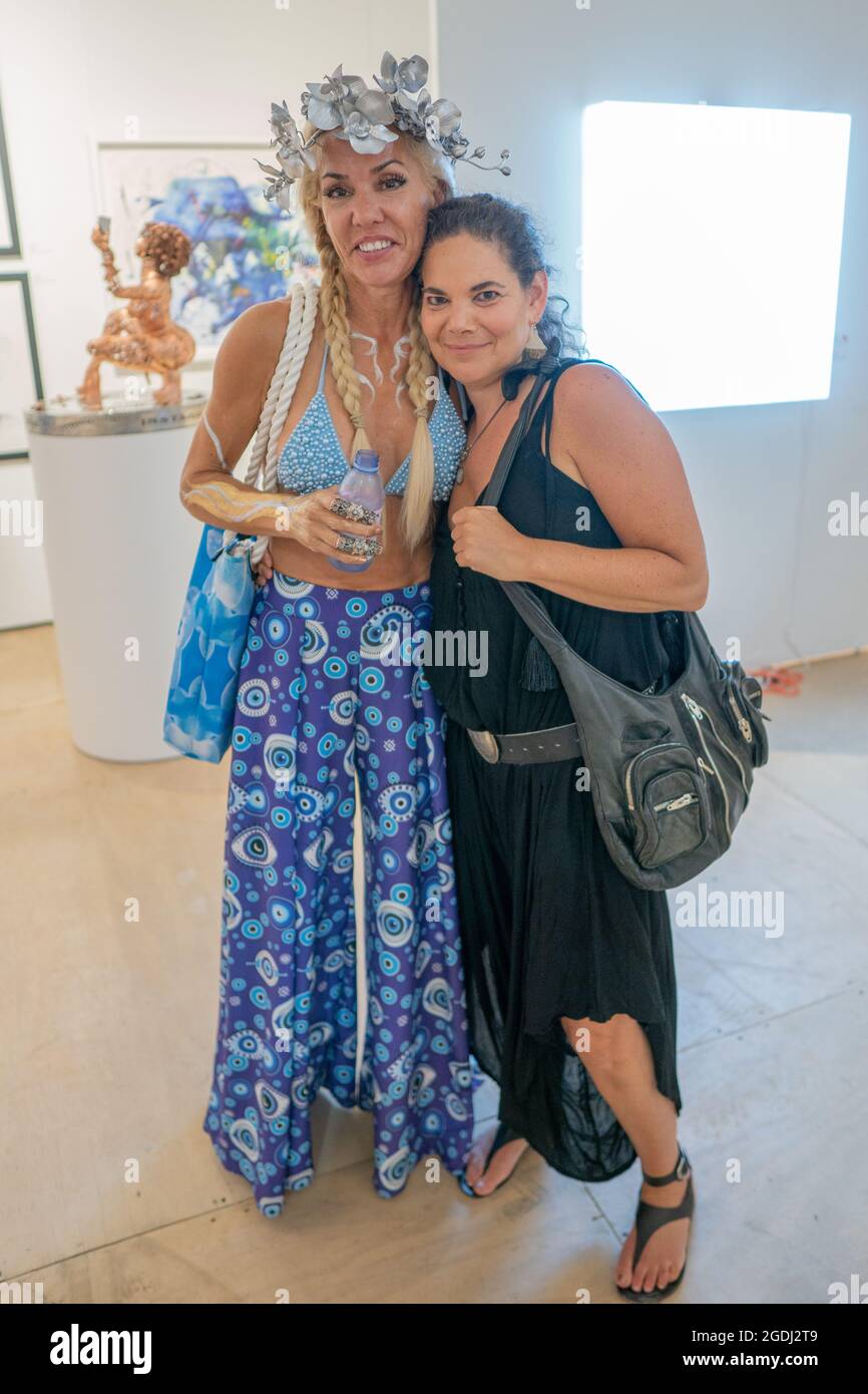 Luciana Pampalone and Laure Gevanter attend Market Art + Design The ...