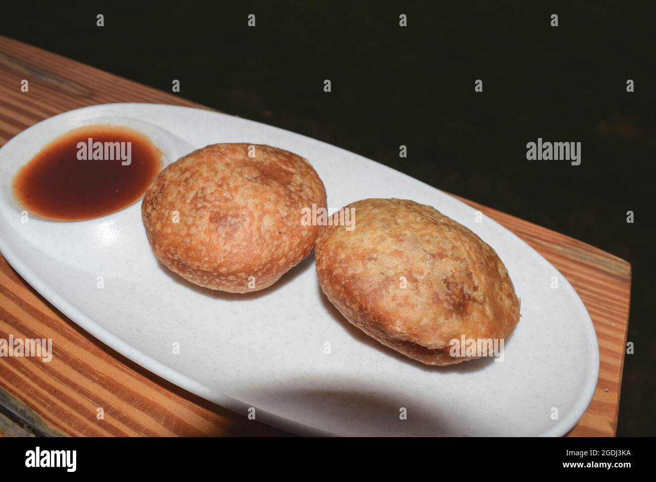 Delicious popular Indian teatime snack or breakfast dish item Onion ...