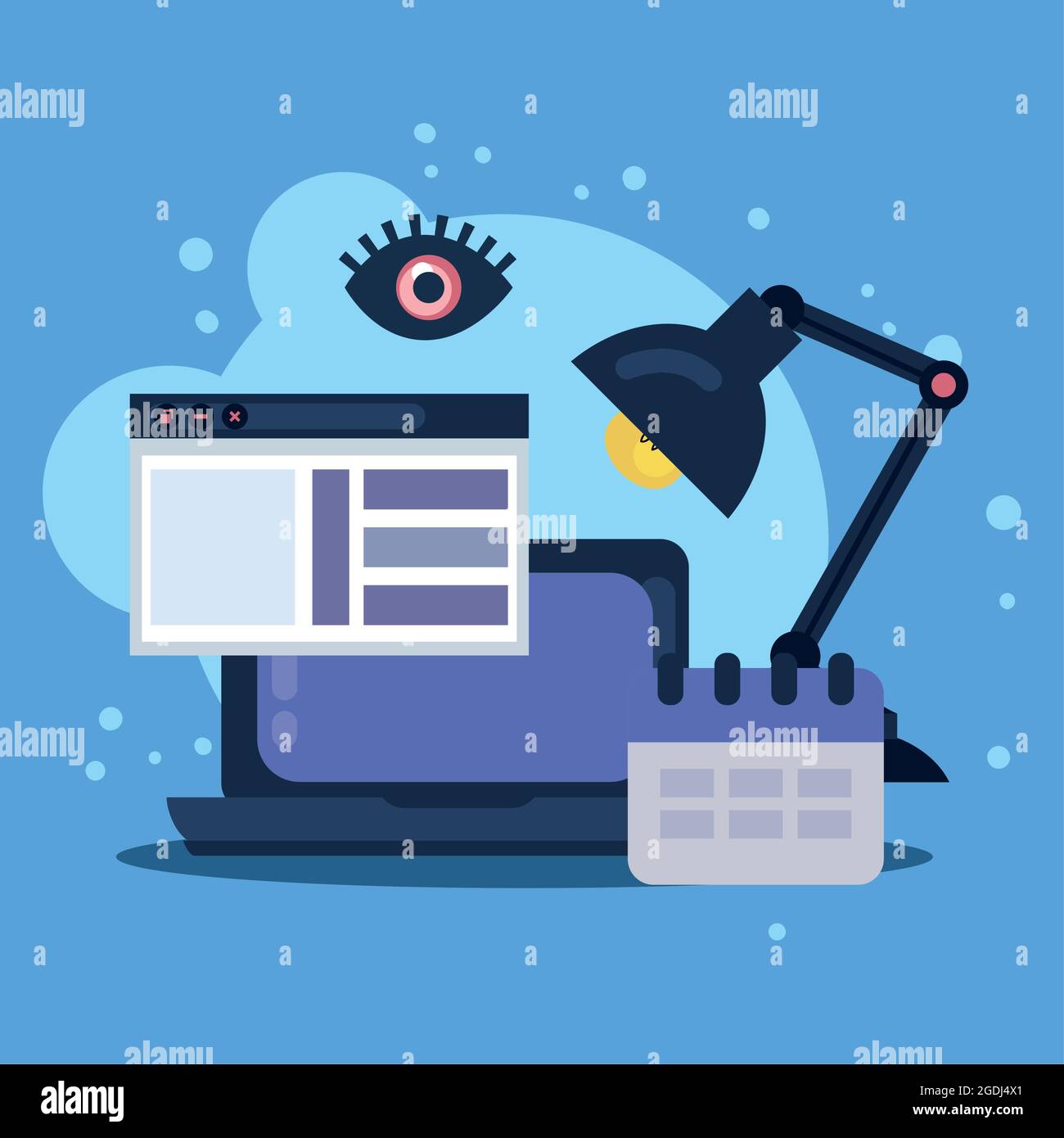 web design in laptop icons Stock Vector Image & Art - Alamy