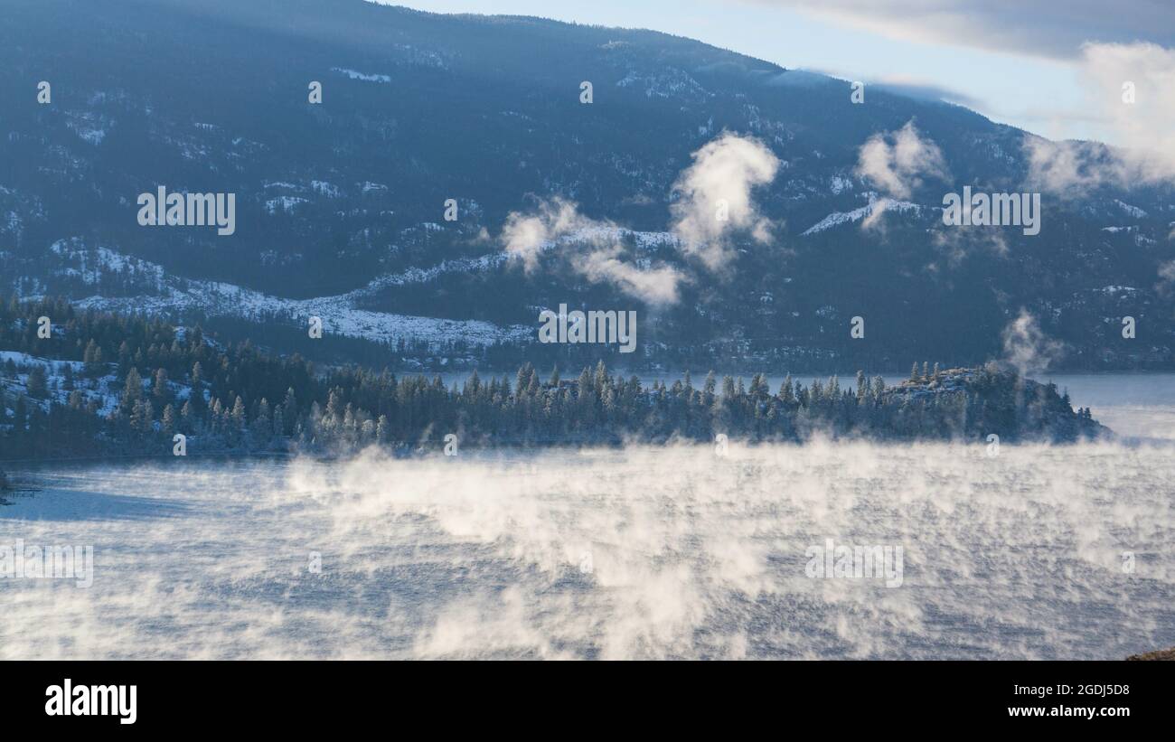 COLDSTREAM, CANADA - Apr 19, 2021: The Kalamalka Park, Rattlesnake ...