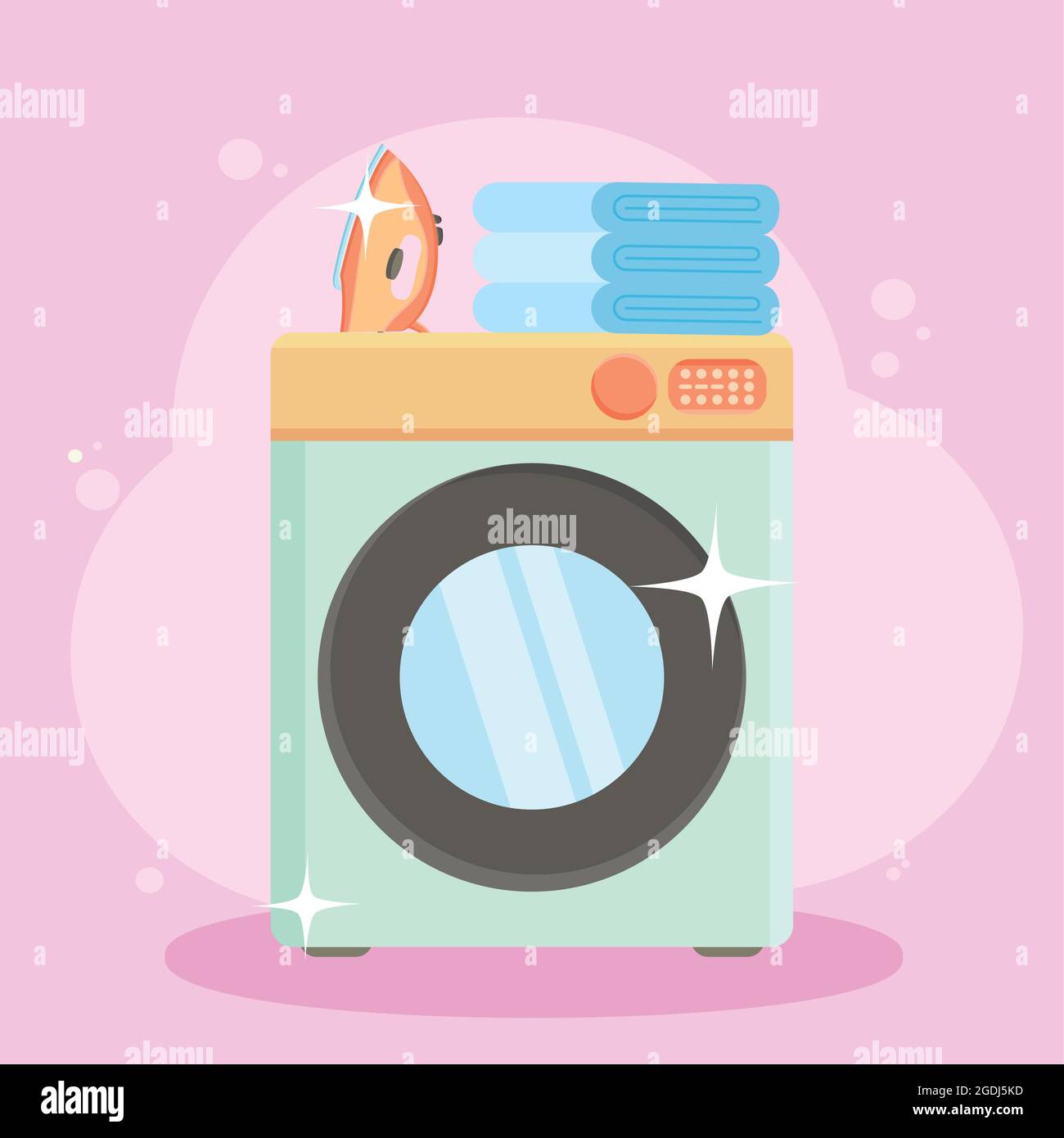 washing machine home appliance icon Stock Vector Image & Art - Alamy