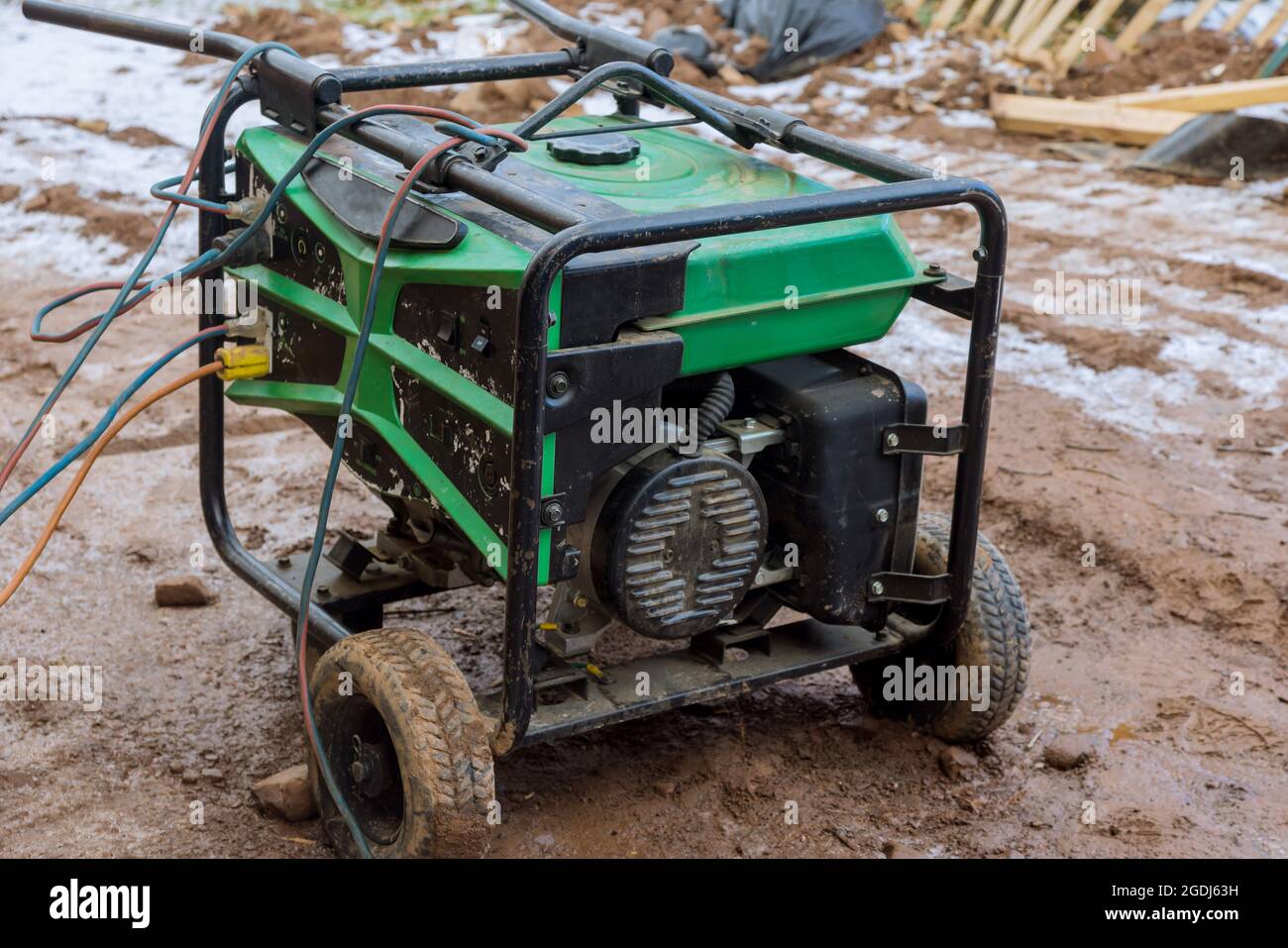 Petrol powered portable electric generator hi-res stock photography and ...