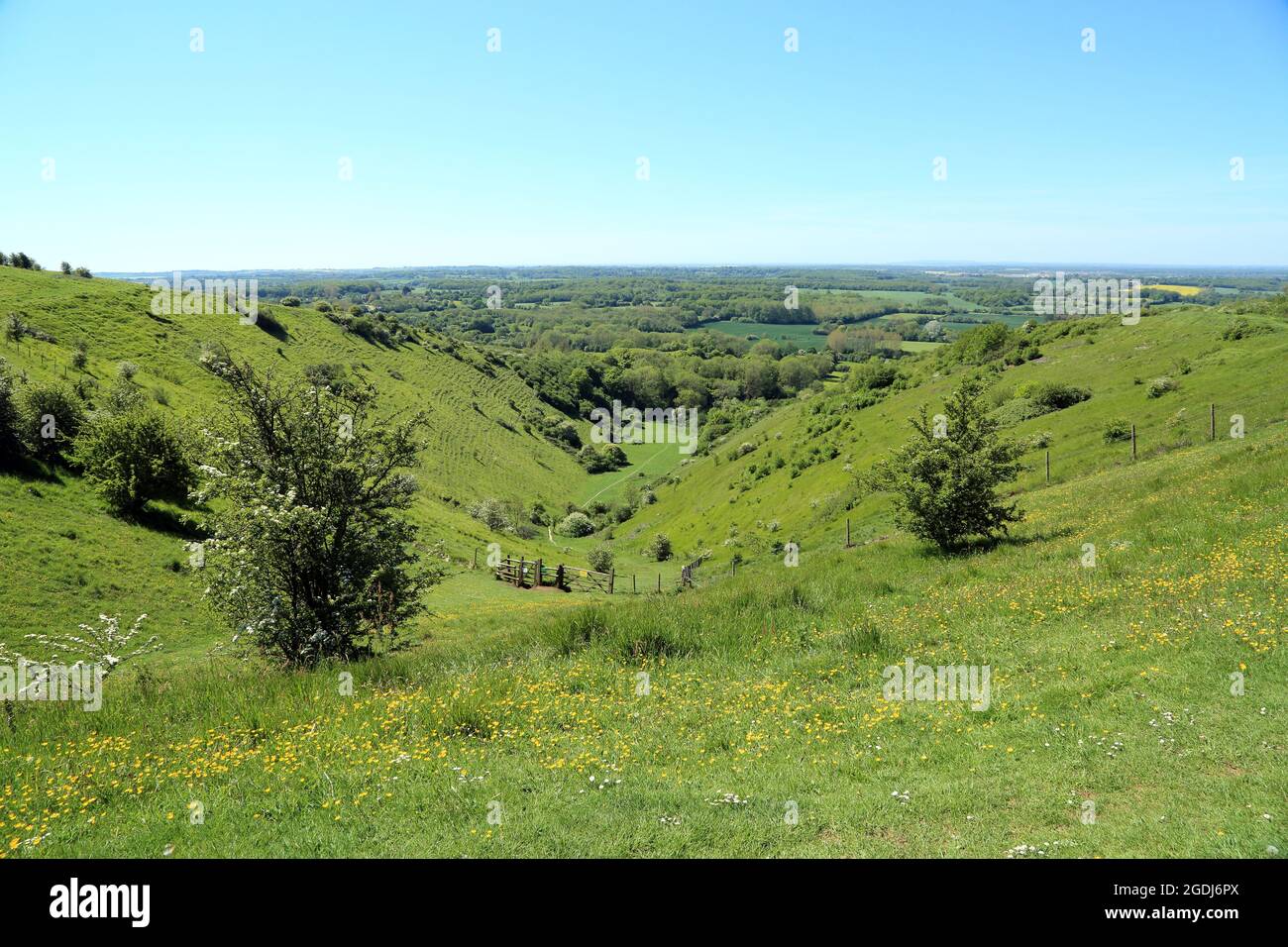 Devils Kneading Trough on Broad Downs and the Wye National Nature ...