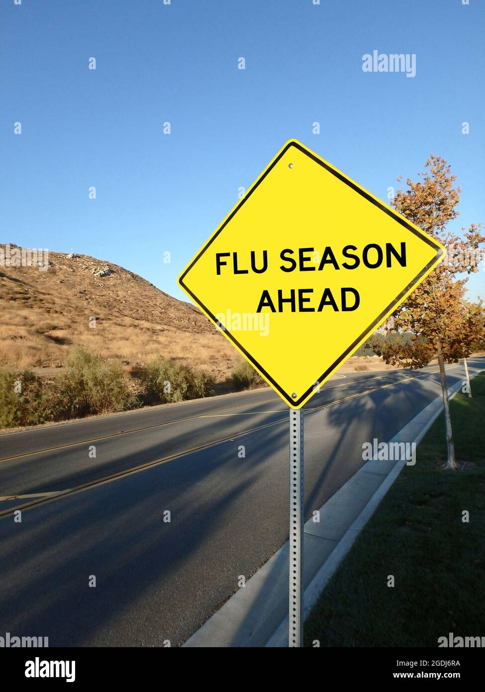 Flu season sign hi-res stock photography and images - Alamy