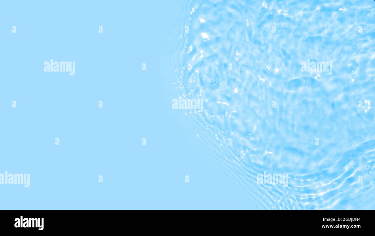 Serum texture close up. Light blue liquid gel background. Transparent ...