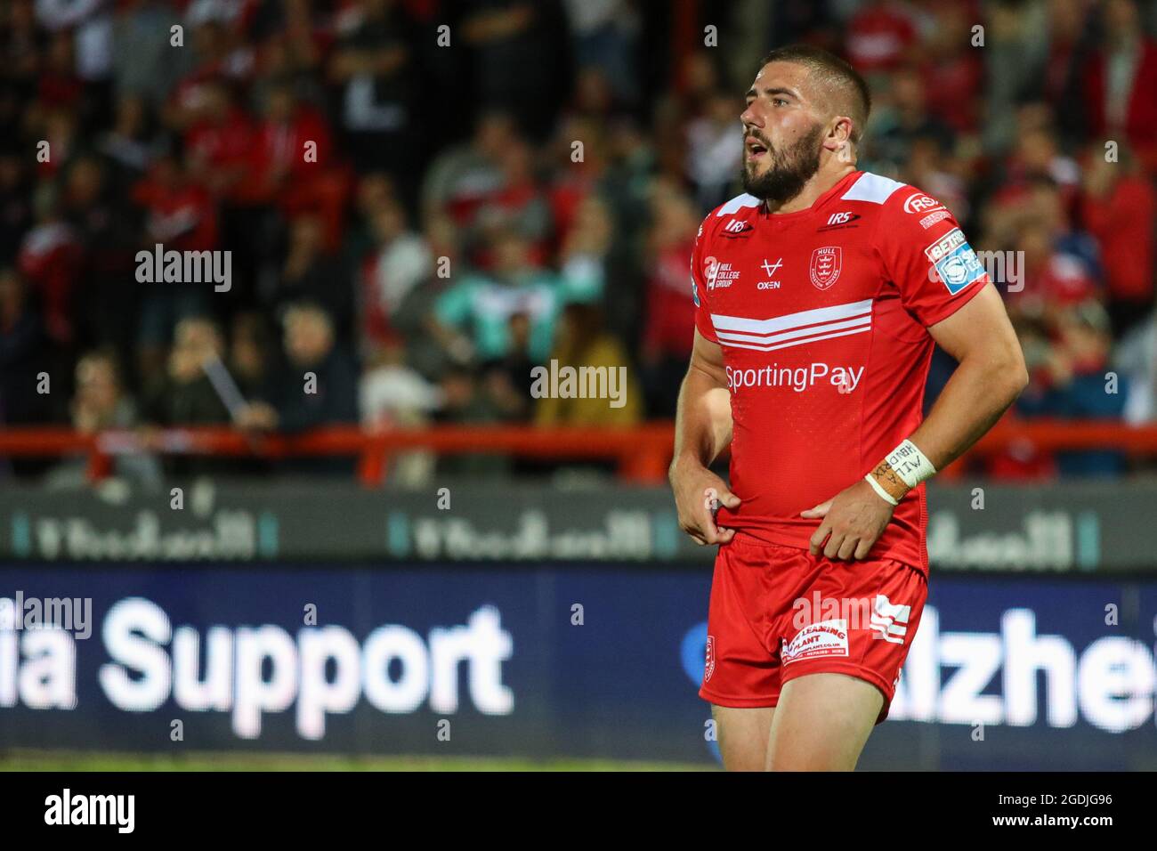Kingston Upon Hull, UK. 13th Aug, 2021. Greg Minikin (3) of Hull KR ...