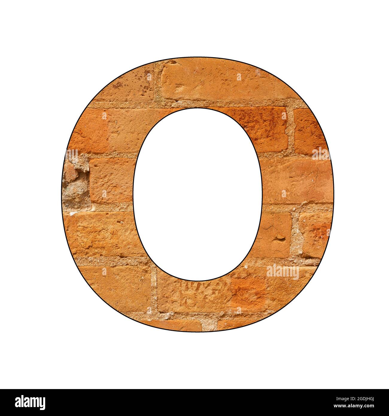 Brick font Cut Out Stock Images & Pictures - Alamy