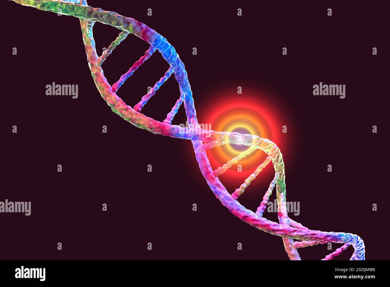 Genetic mutation, conceptual illustration Stock Photo - Alamy
