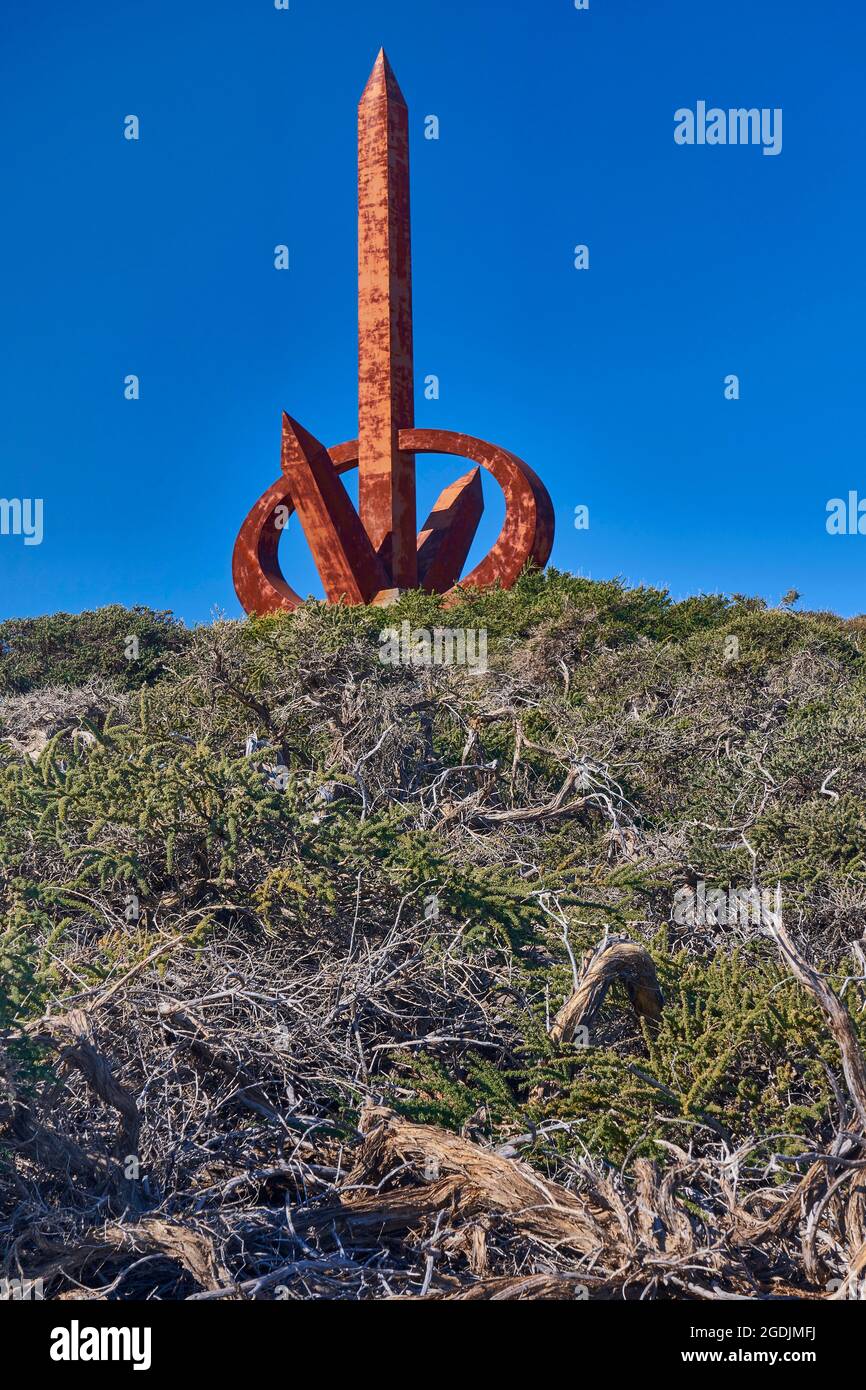 Monumento al Infinito at the foot of Pico La Nieve, Canary Islands, La ...