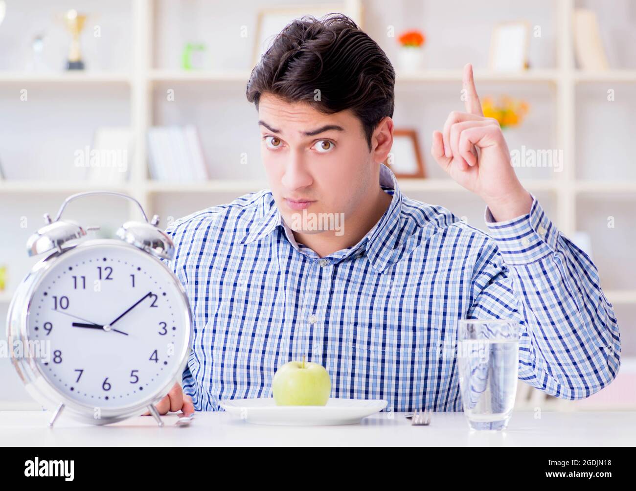 The concept of slow service in the restaurant Stock Photo - Alamy