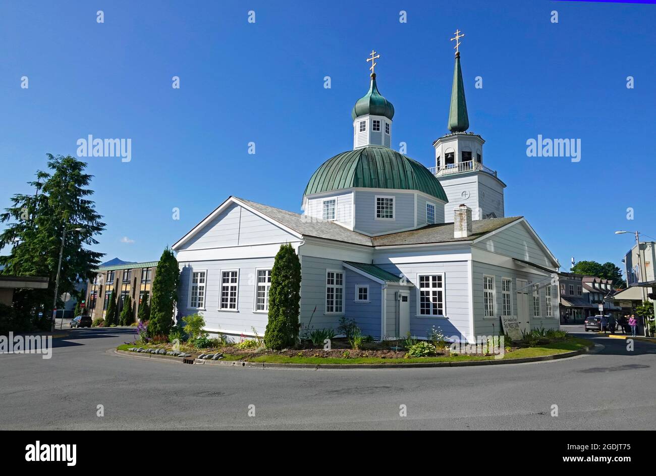 Saint Michaels Russian Orthodox Cathedral At Sitka Alaska High ...