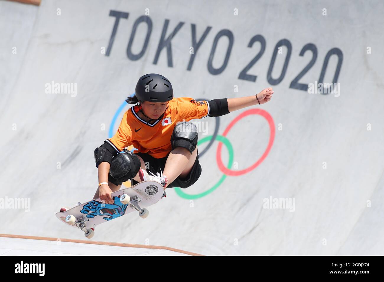 Tokyo, Japan. 4th Aug, 2021. Misugu Okamoto (JPN) Skateboarding : Women ...
