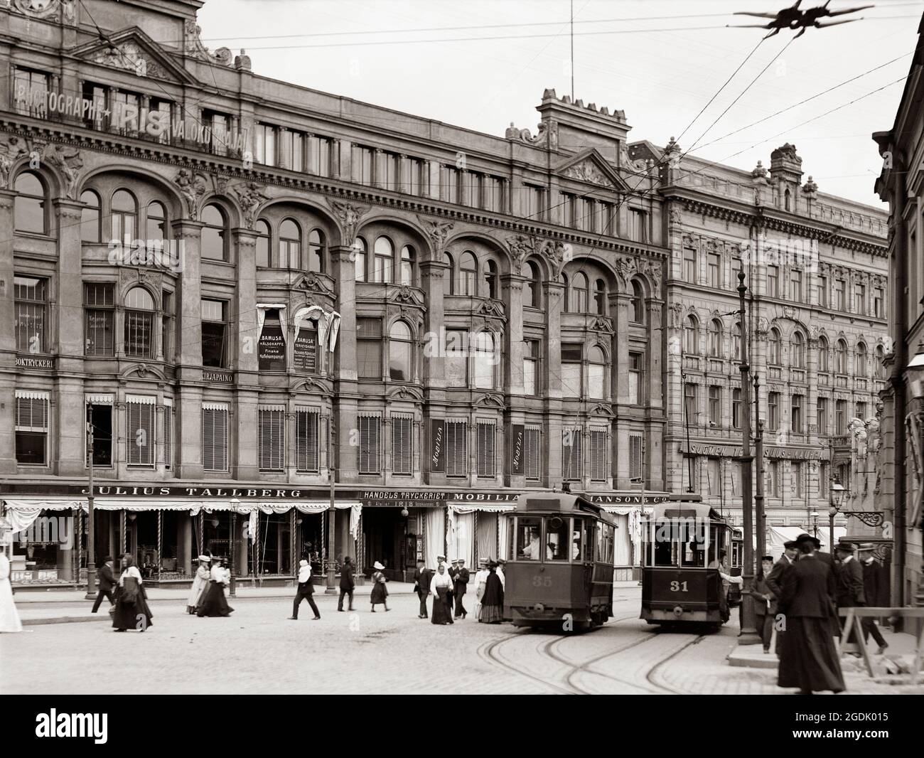 Local, Scandanavian, turn of the century architecture in Helsinki ...