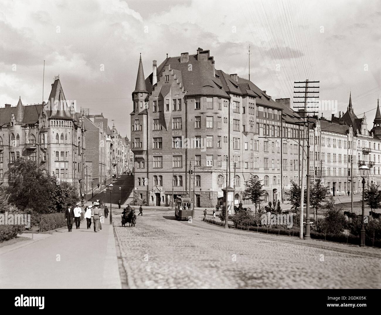 Local, Scandanavian, turn of the century architecture in Helsinki ...