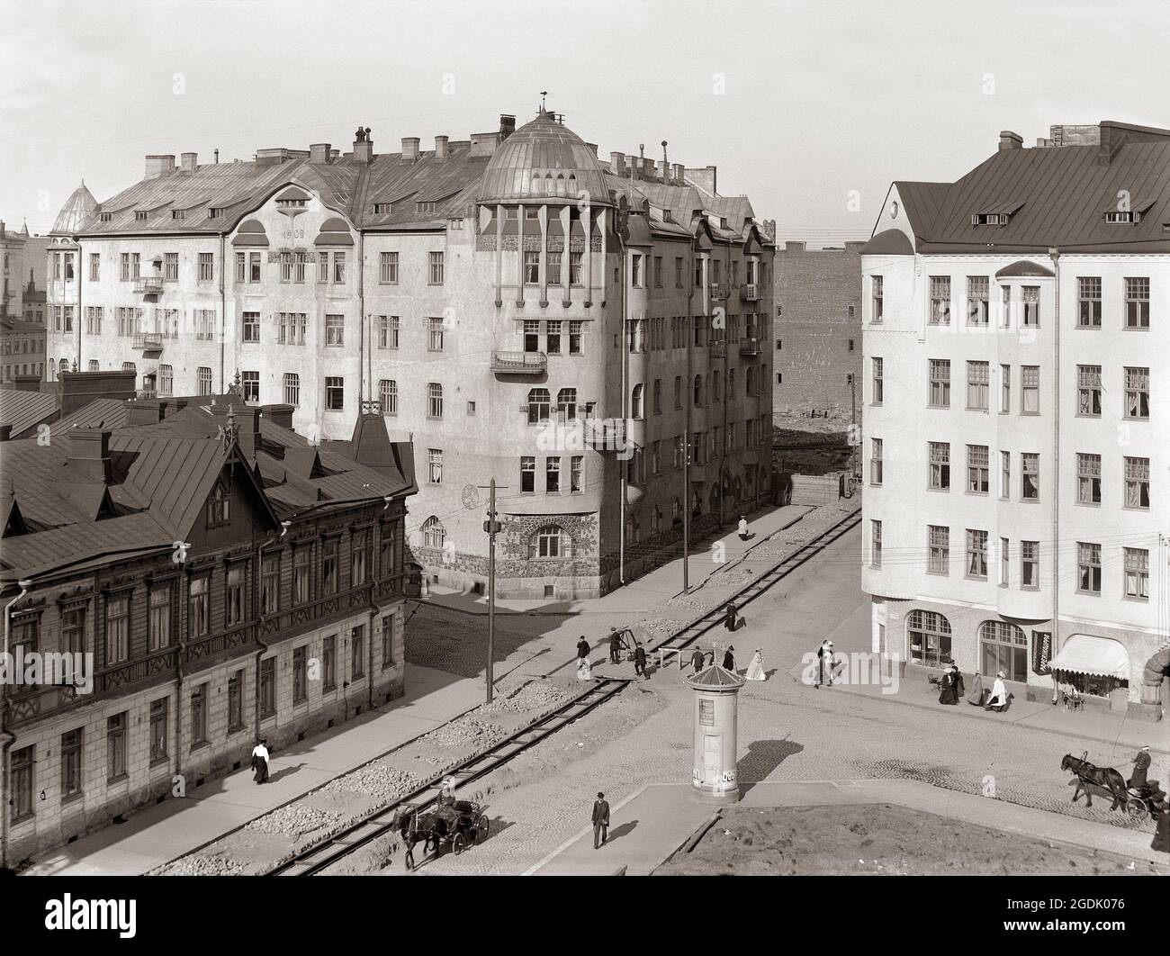 Local, Scandanavian, turn of the century architecture in Helsinki ...