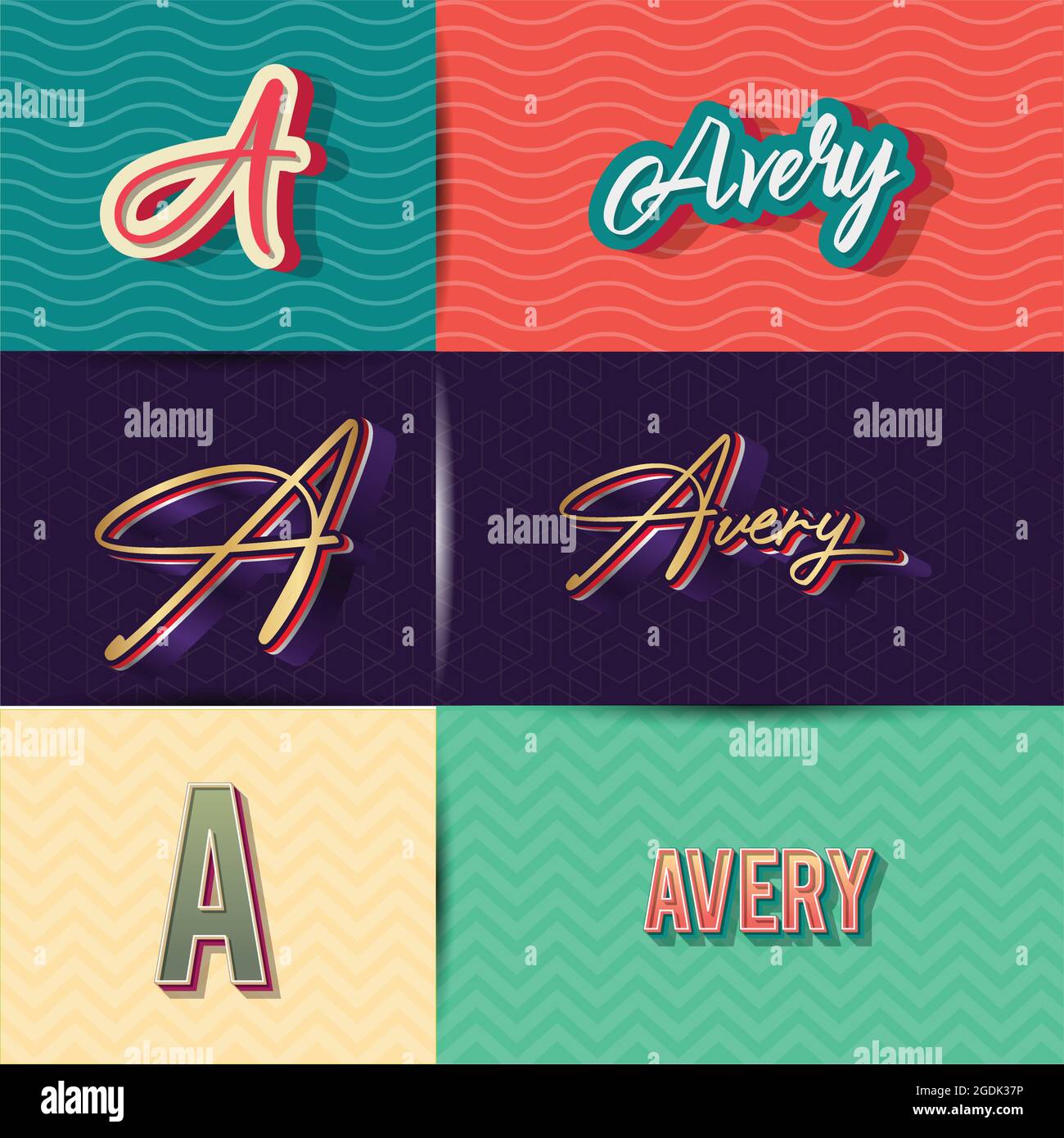 Avery design Stock Vector Images - Alamy