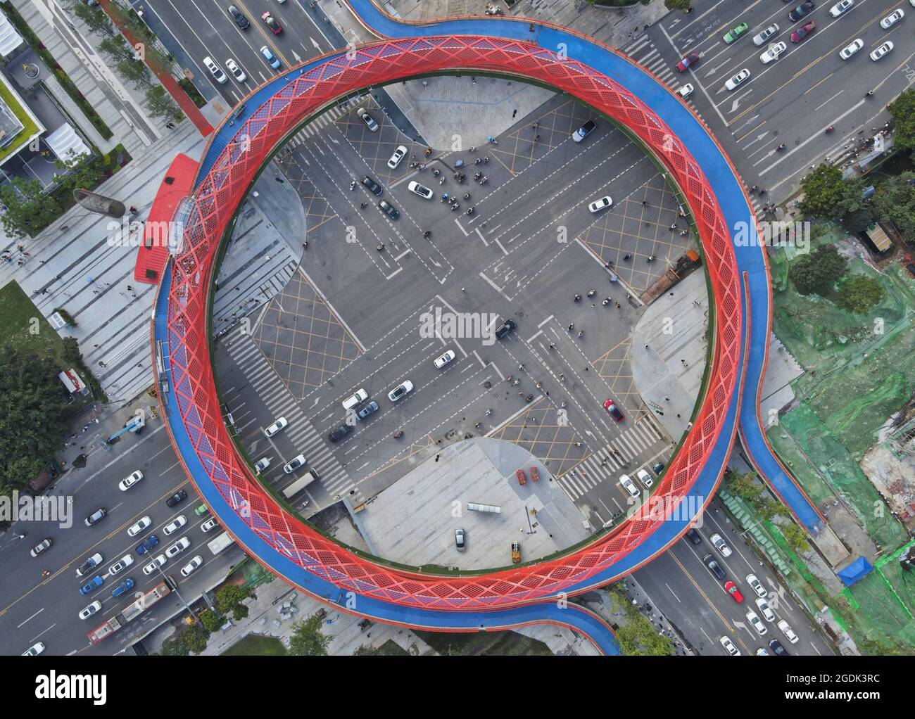 CHENGDU, CHINA - JULY 27, 2021 - Aerial photo taken on July 27, 2021 ...