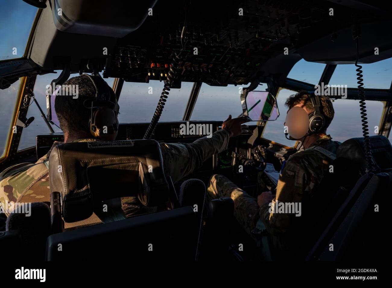 A U.S. Air Force Aircraft Commander and Pilot assigned to the 352d ...